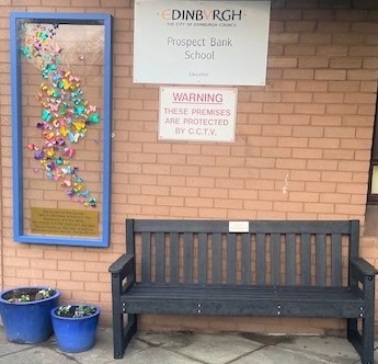 Kate’s Memorial Butterflies and Bench